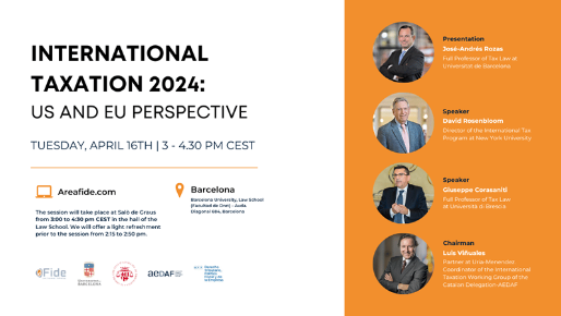 International Taxation 2024: US and EU Perspective